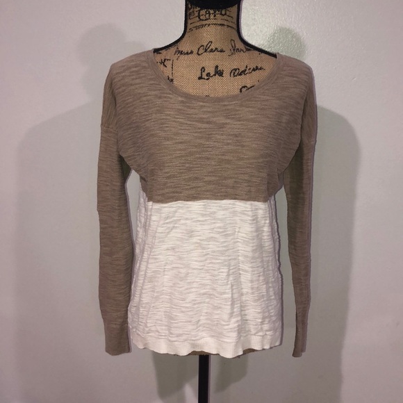 Express | Tops | Two Tone Long Sleeve Top | Poshmark
